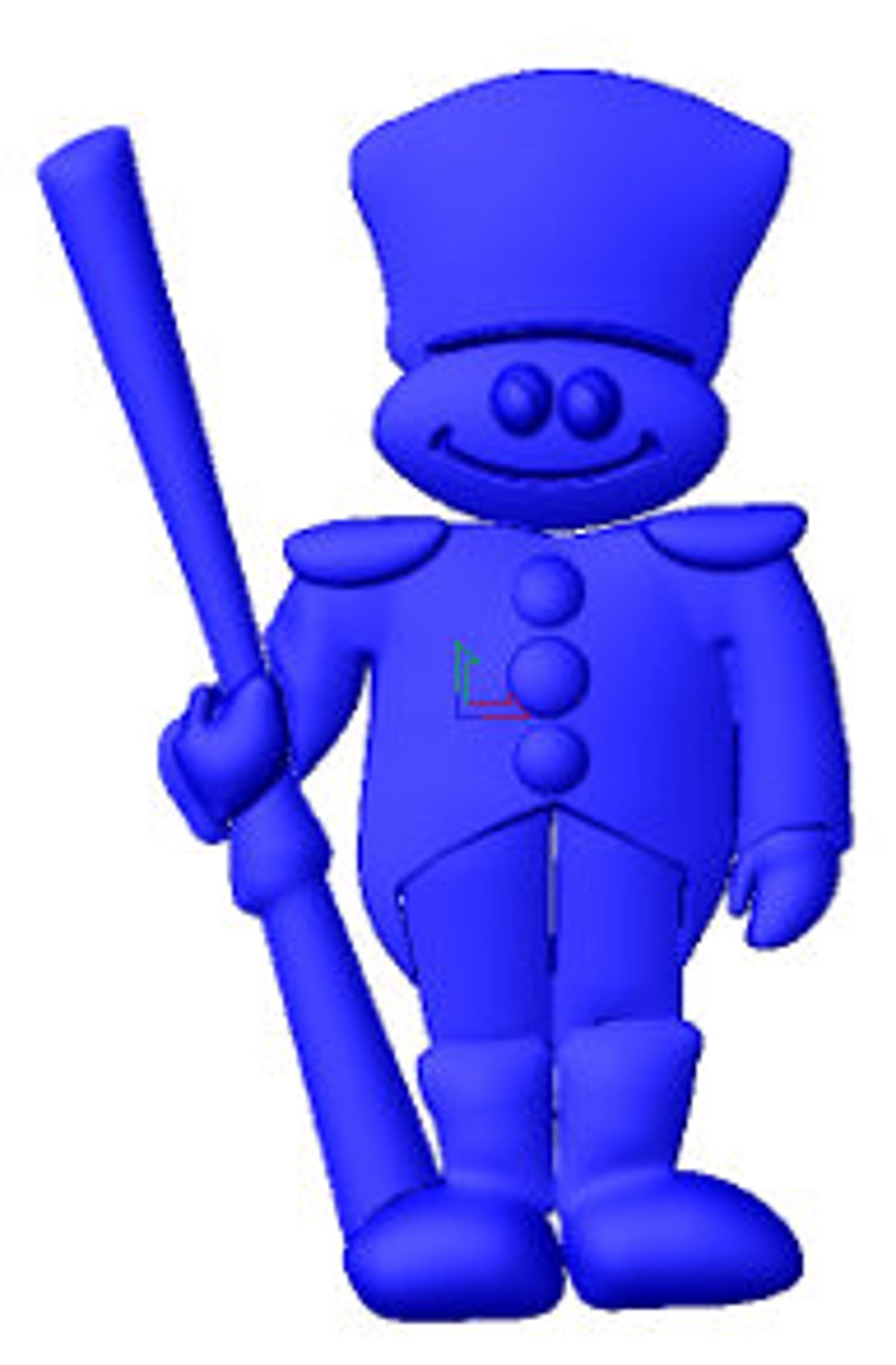 Toy Soldier 3d Solid Model Carving 3d in OBJ and STL Formats - Etsy