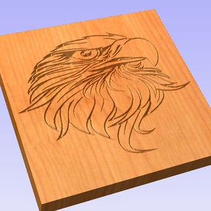 Bald Eagle 2.5 D CNC Router G Code Cut File Immediate Instant Download ...