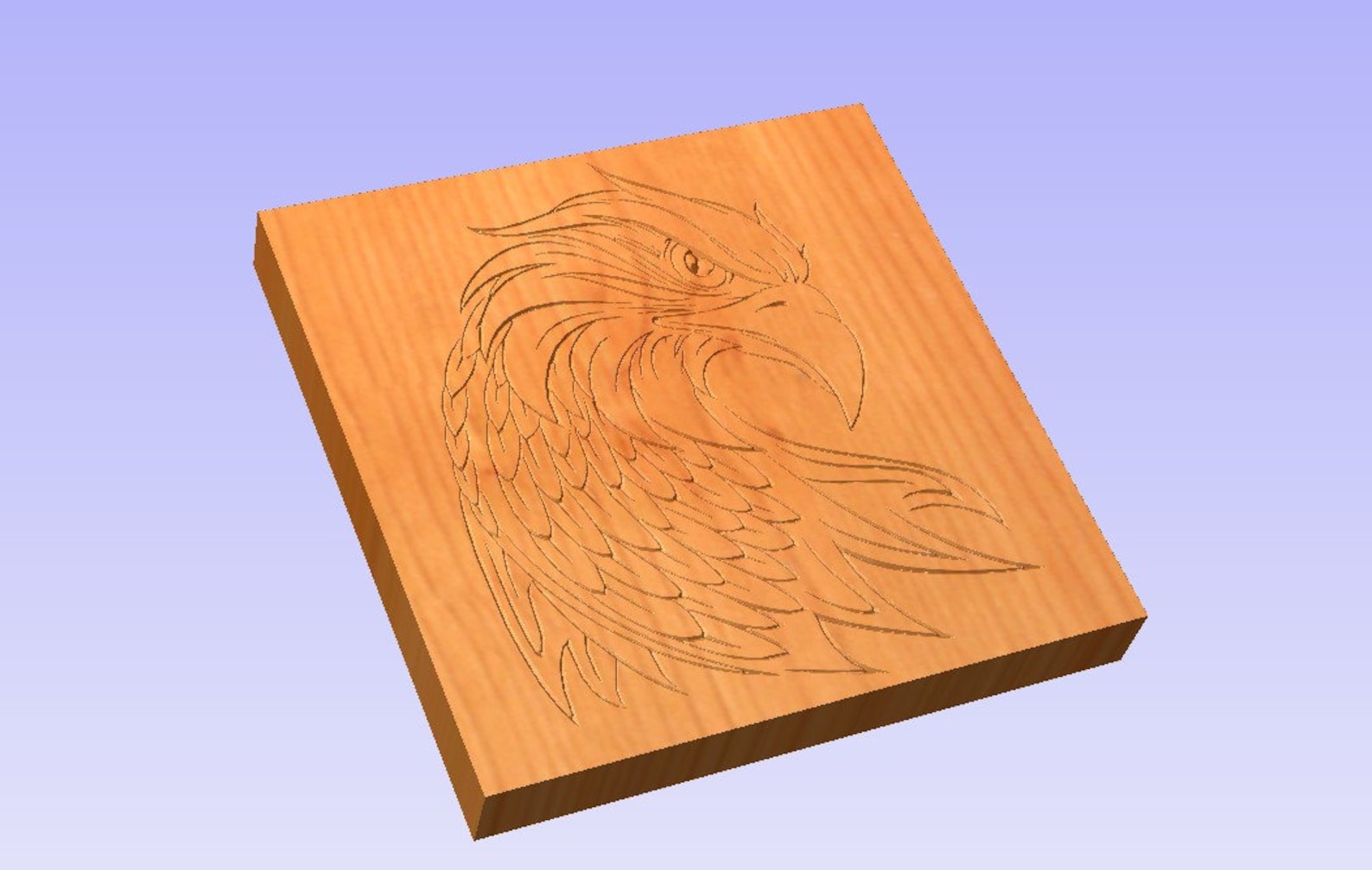 Bald Eagle 2.5 D CNC Router G Code Cut File Immediate Instant Download ...