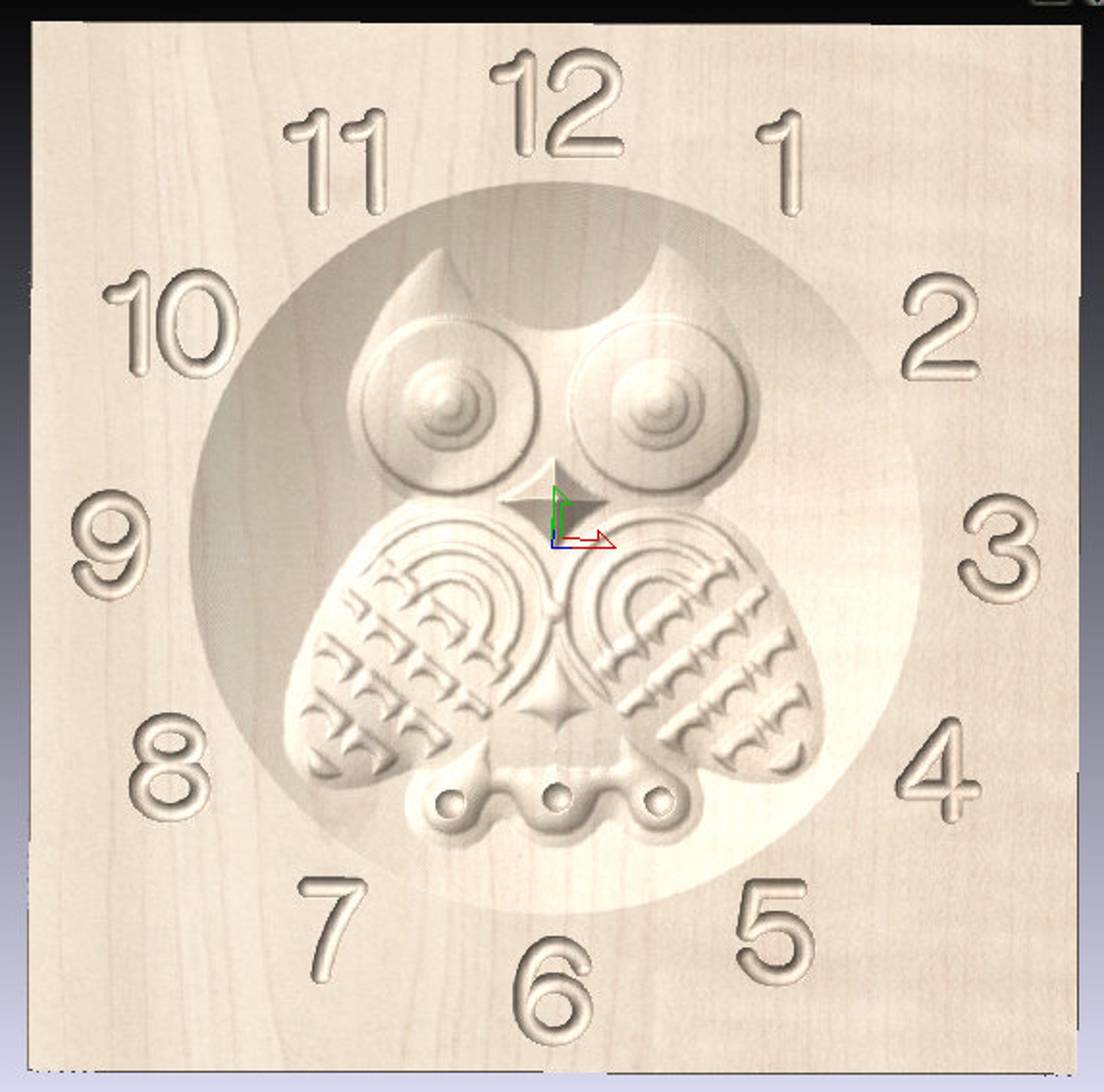 Hobby Wood Working, Wooden Wall Clock Carving, Cut File Pattern for CNC ...