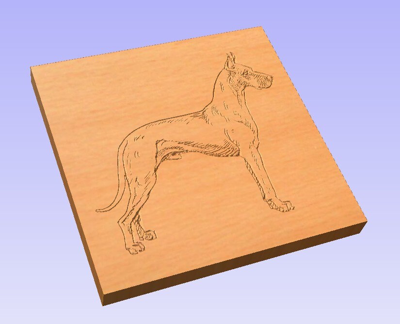 Dogs 2.5 D CNC Router G Code Cut File Immediate Instant - Etsy UK