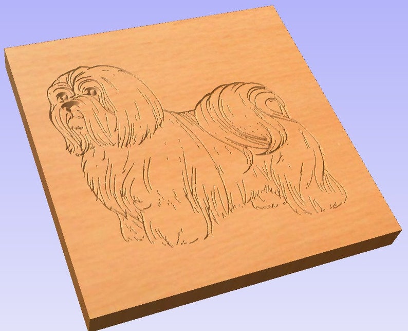 Dogs 2.5 D CNC Router G Code Cut File Immediate Instant Download Good ...