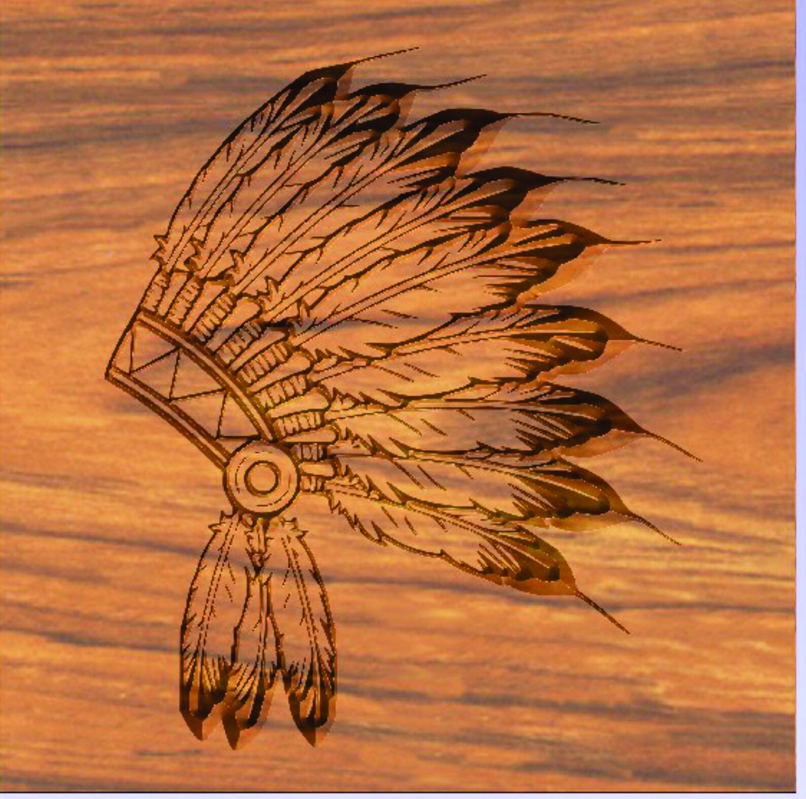 2.5D Inch & Metric Native American 9 Cut Files CNC Router G Code ...