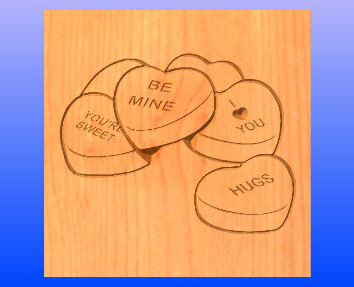 Valentines 5w X 5h G Code Cut File Immediate Instant Download Grbl and ...