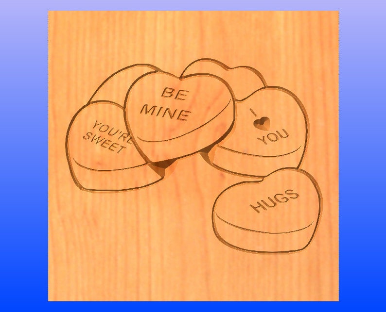 Valentines 5w X 5h G Code Cut File Immediate Instant Download Grbl and ...