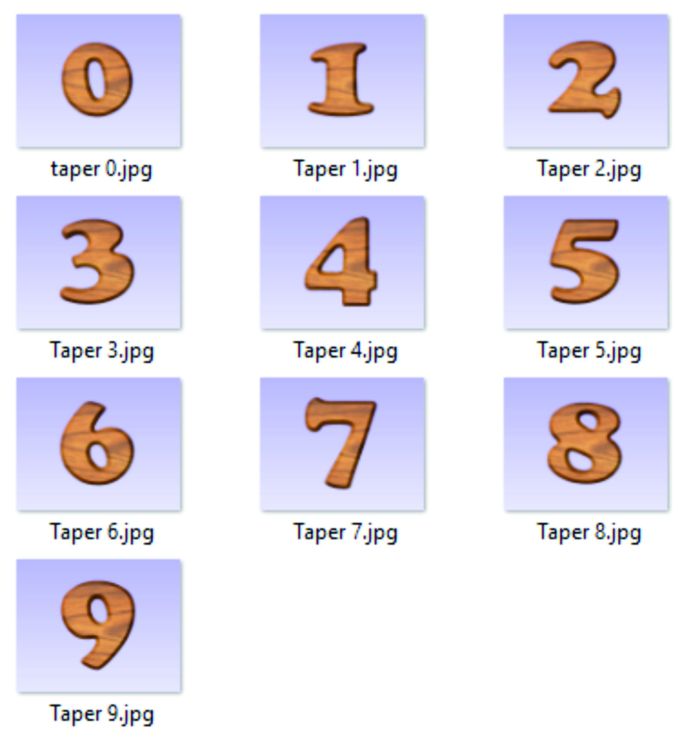 Forte Font Cut File Inch and Metric 4 CNC 6"digits & Punctuation ...