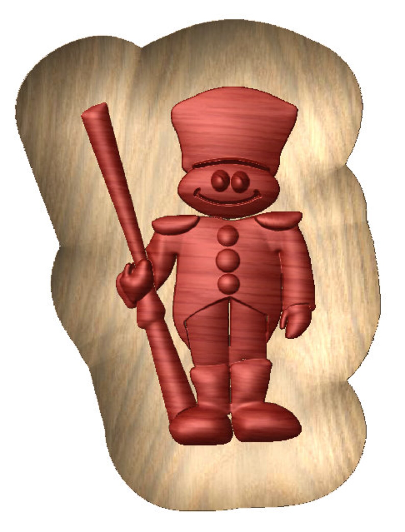 Toy Soldier 3d Solid Model Carving, 3d in OBJ and STL Formats Carve ...