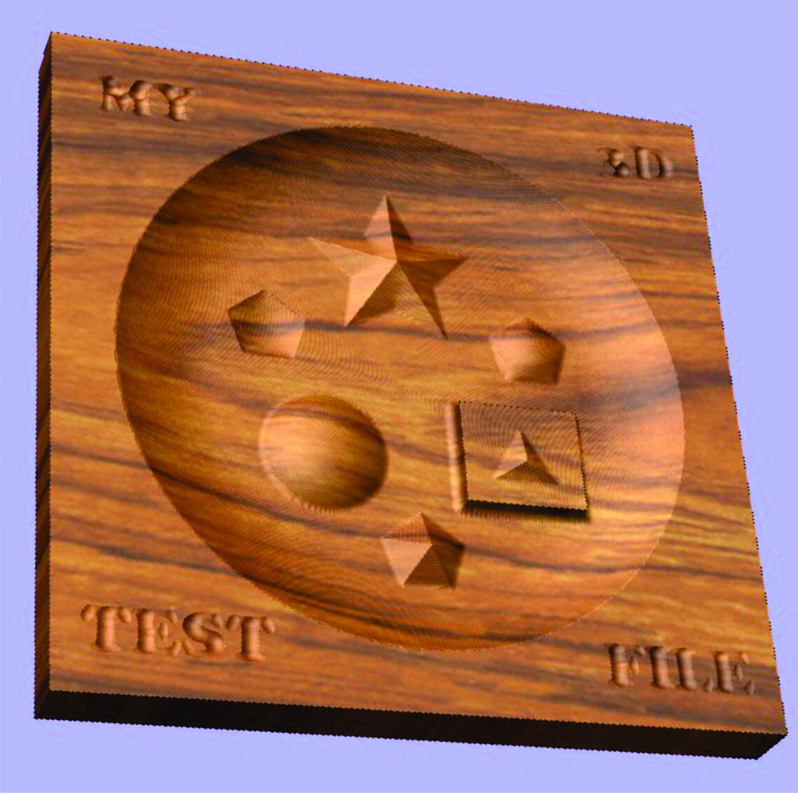 Test File Check Out Your Machines 3D Capability With This Deep Relief ...