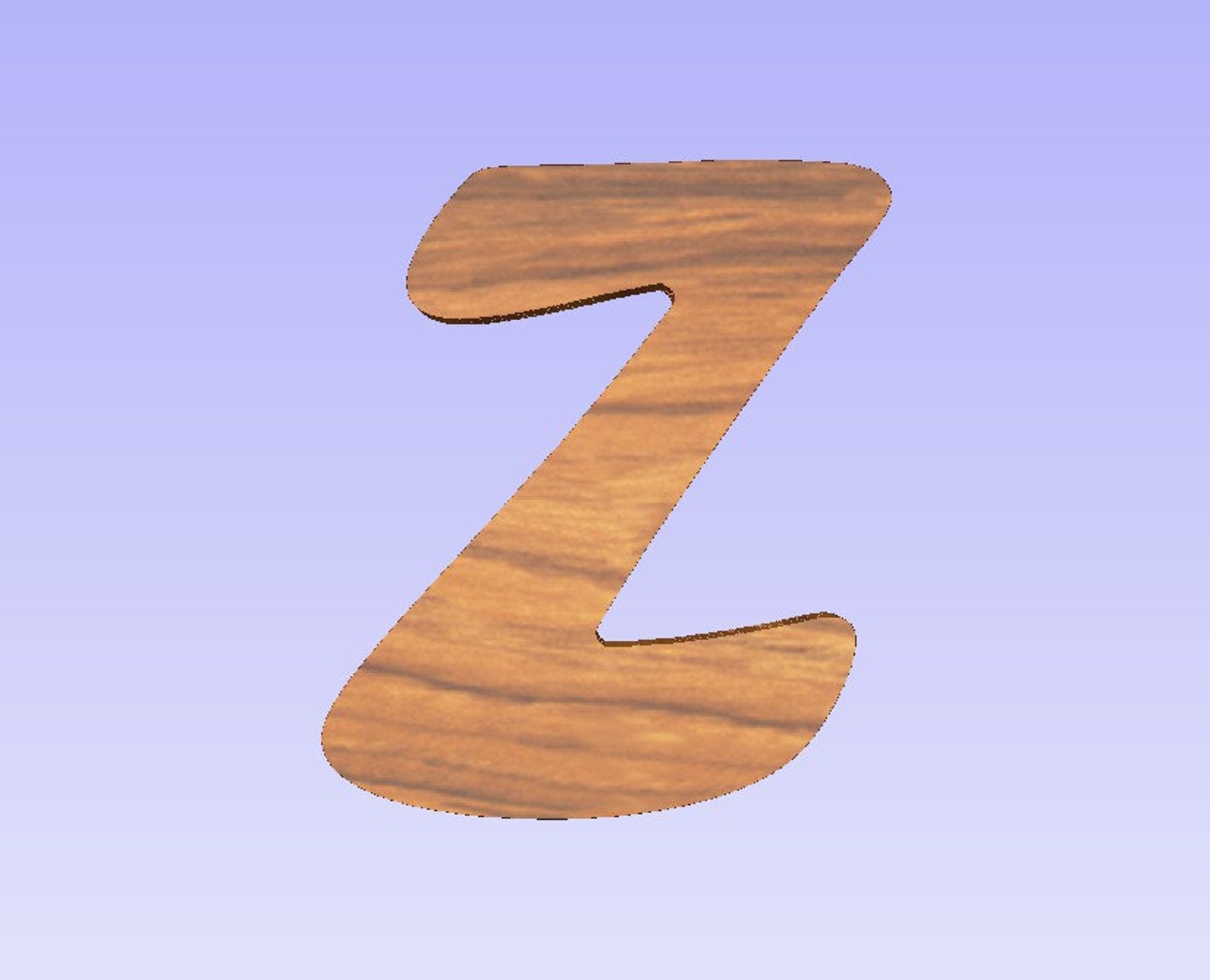 Forte Font Cut File Inch and Metric 6" Alphabet, Set 4 CNC Routers ...