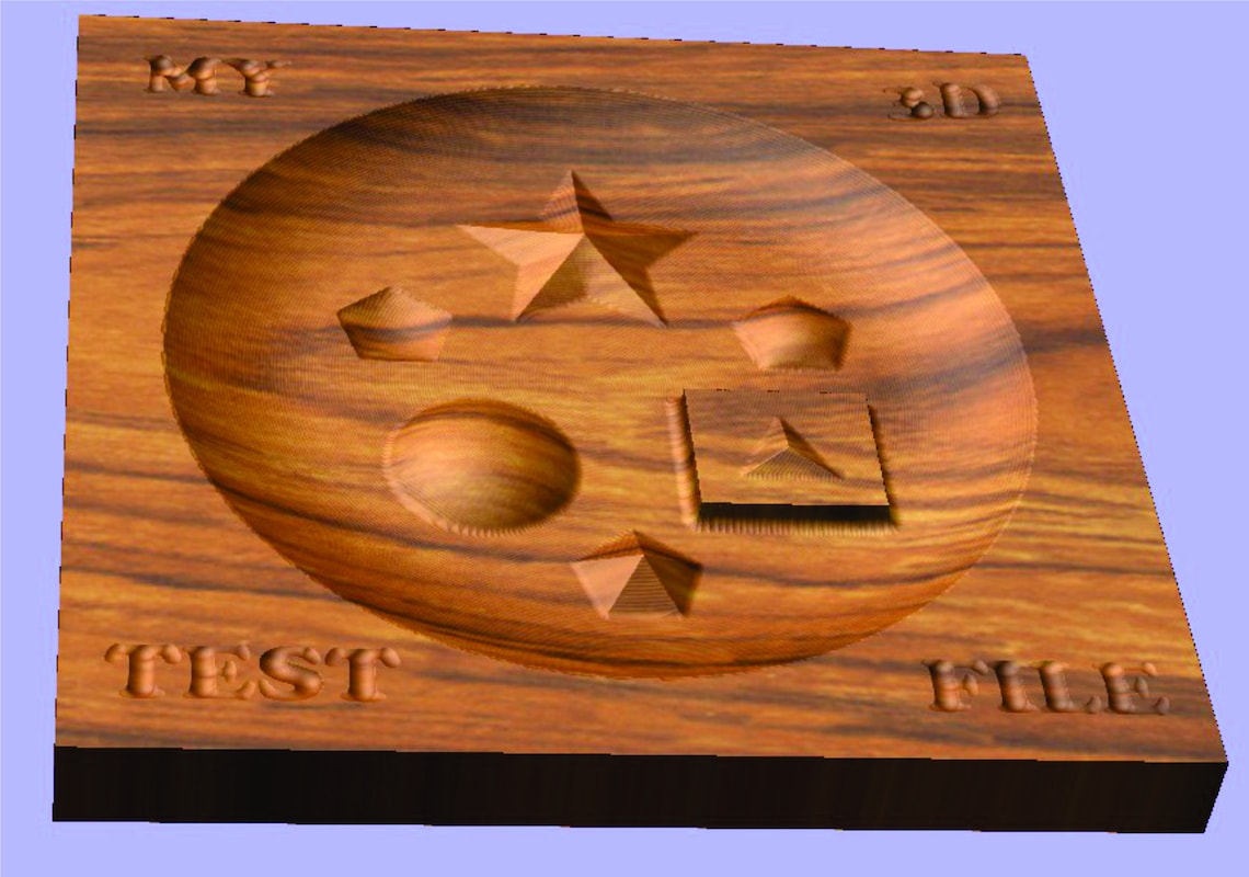 Test File Check Out Your Machines 3D Capability With This Deep Relief ...