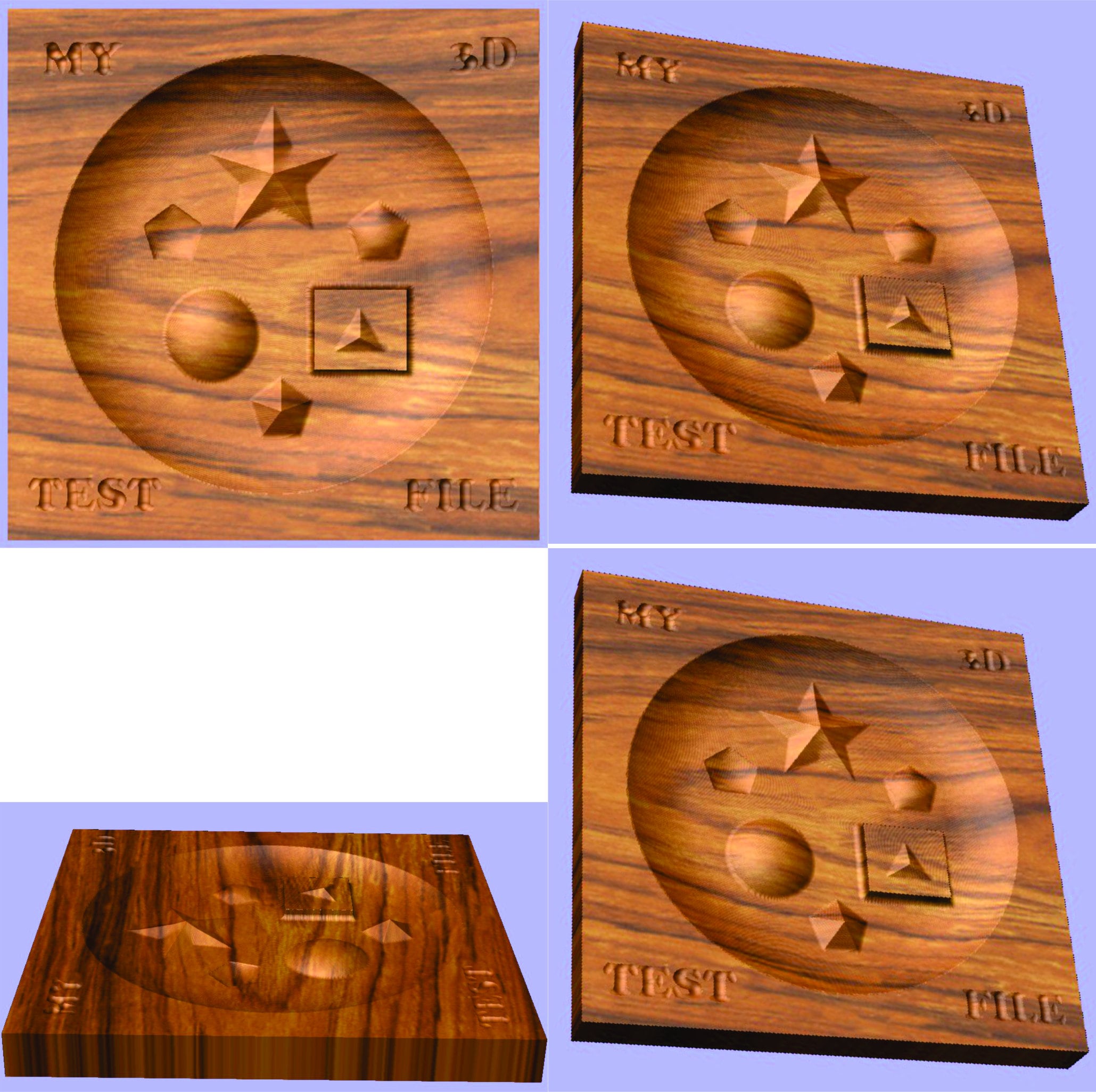 Test File Check Out Your Machines 3D Capability With This Deep Relief ...