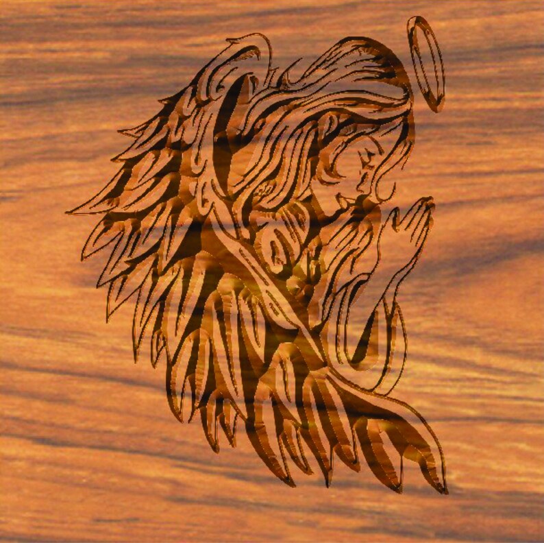 Angels Set of 4 Cut Files CNC G Code Grbl, X Carve, and Mach3 Formats 2 ...