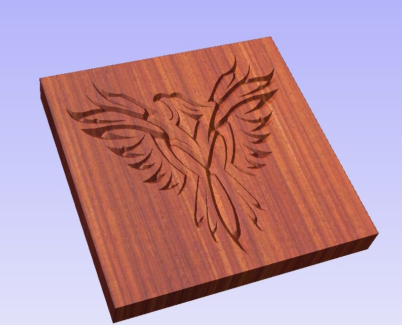 Bald Eagle 2.5 D CNC Router G Code Cut File Immediate Instant Download ...