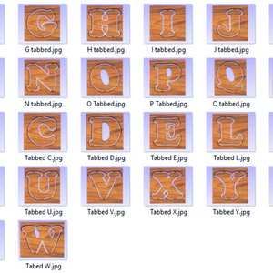 Vectors Cooper Std Bold Cut File Instant Digital Download Alphabet DXF ...