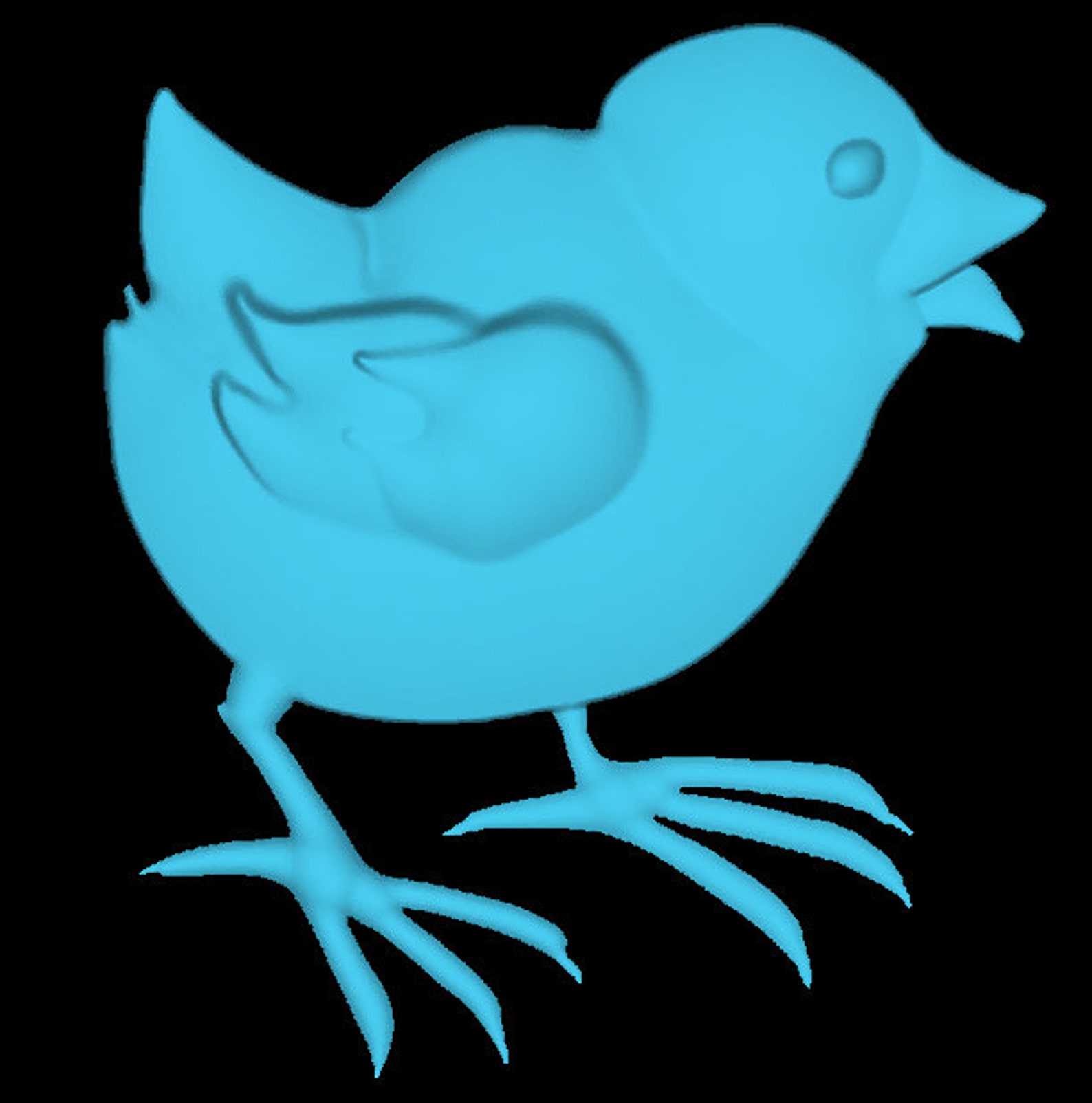 Baby Chick 3D Solid Model Only Obj, 3ds, Stl Wood Carving Pattern CNC ...