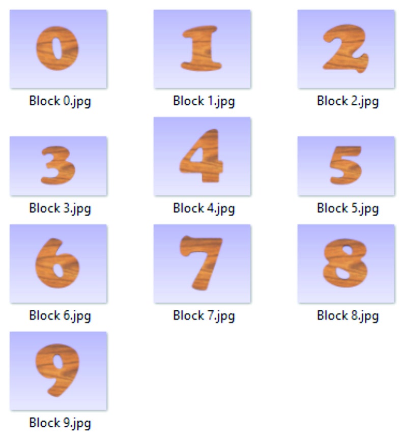 Forte Font Cut File Inch and Metric 4 CNC 6"digits & Punctuation ...