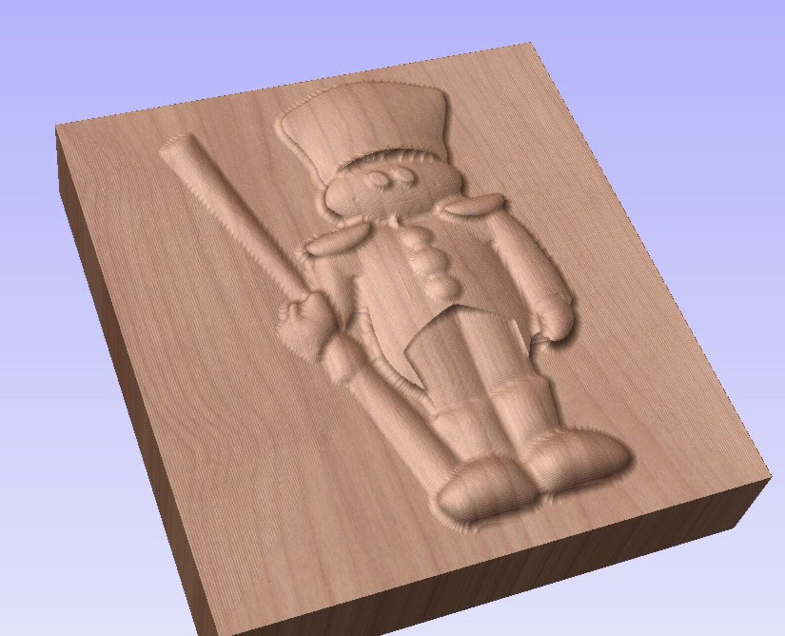 Toy Soldier 3d Solid Model Carving, 3d in OBJ and STL Formats Carve ...
