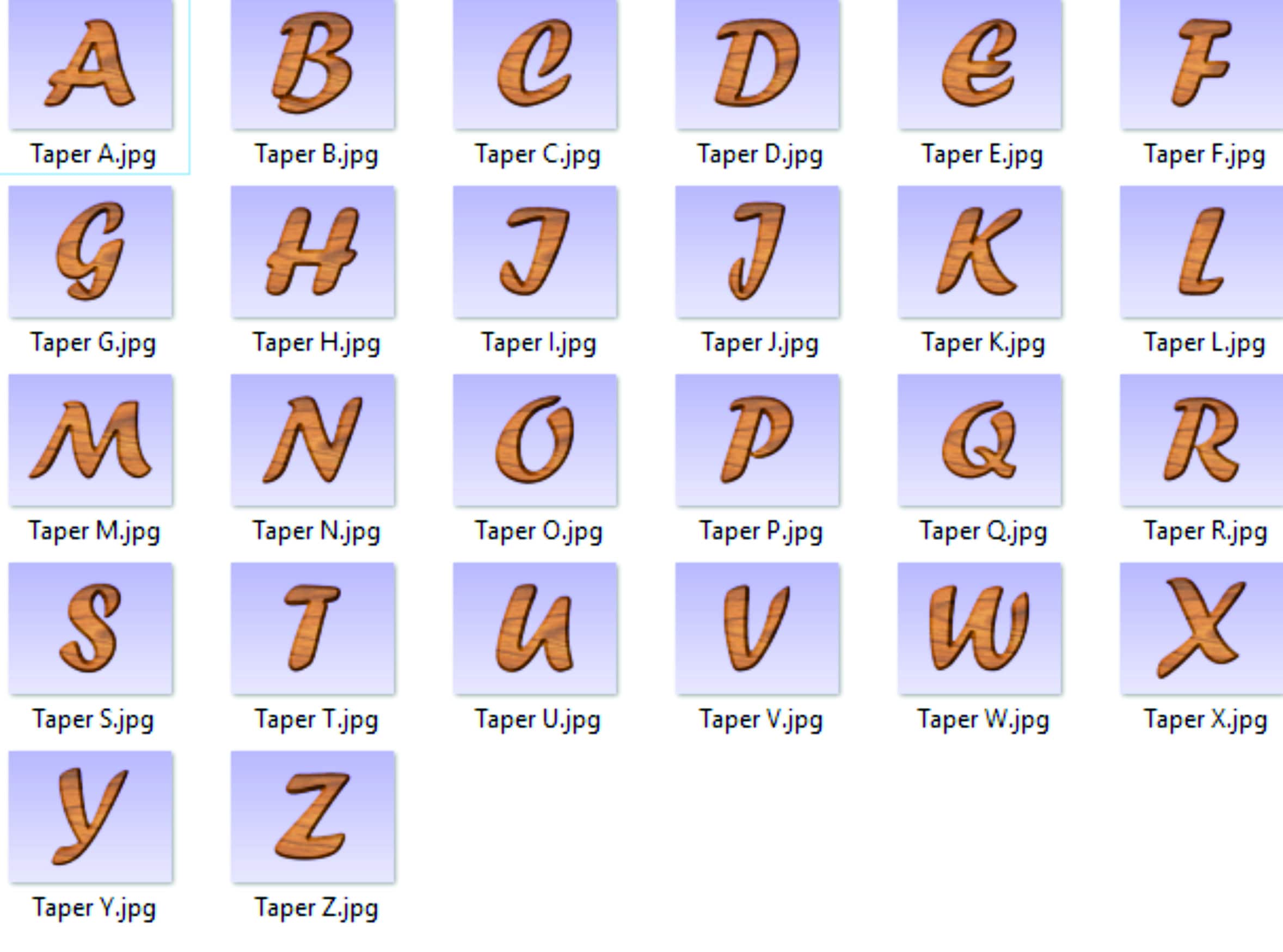 Forte Font Cut File Inch and Metric 4 CNC 6"digits & Punctuation ...