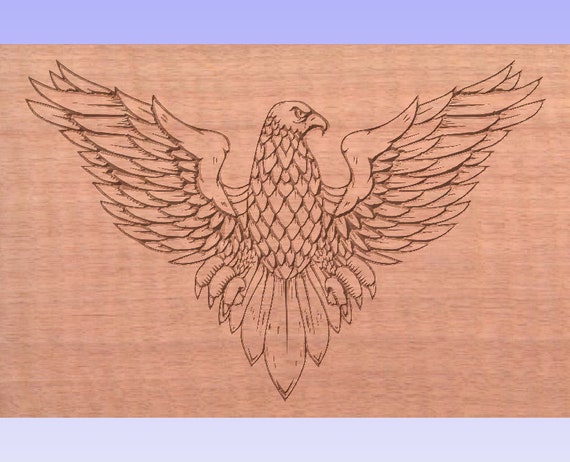Bald Eagle 2.5D 6 X 10 G Code Cut File Immediate - Etsy