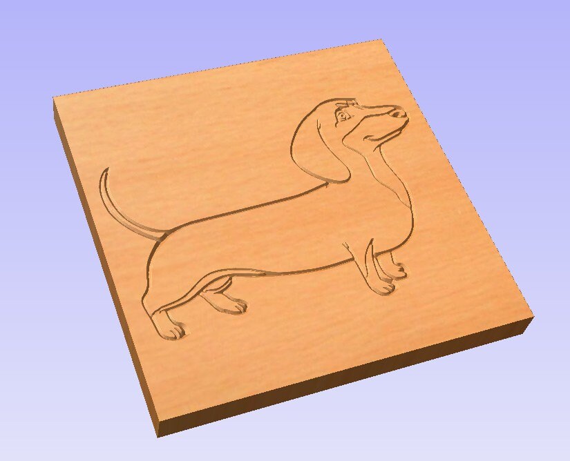 Dogs 2.5 D CNC Router G Code Cut File Immediate Instant Download Good ...