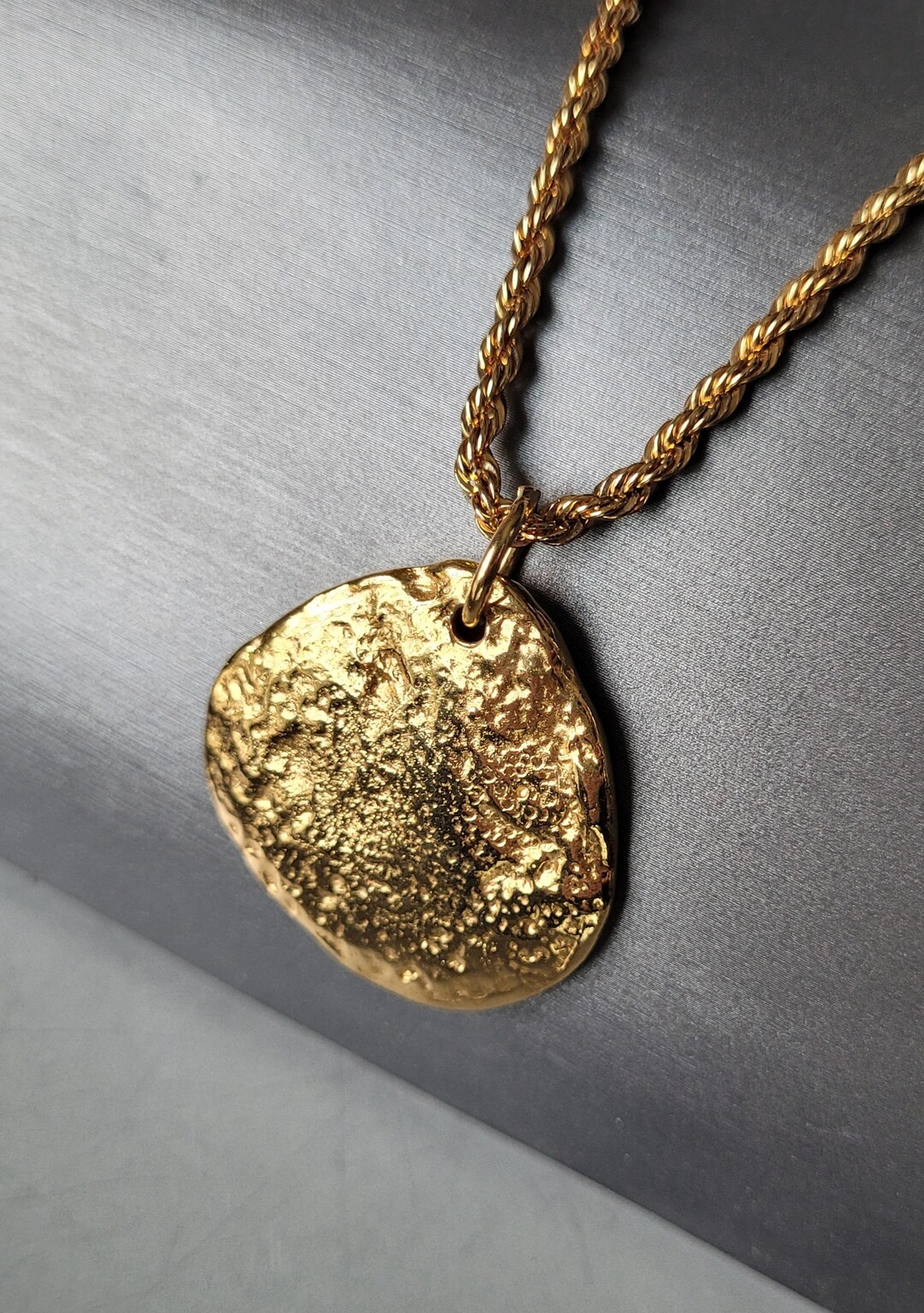 Amazing ERWIN PEARL Vintage Designer Gold Colored Statement Necklace ...