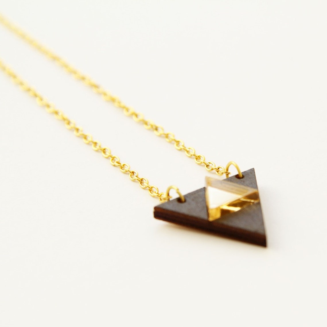 Zelda Triforce Triangle Pendant Laser Cut Wood and Acrylic - Etsy