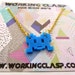 Space Invader Laser Cut Alien Charm Necklace - Etsy Canada