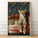 Cheetah Wall Art Print - Chic Cheetah Print, Boho Wall Art, Cheetah ...