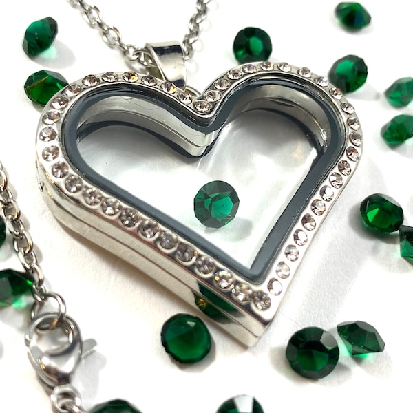 Birthstone Locket - Etsy