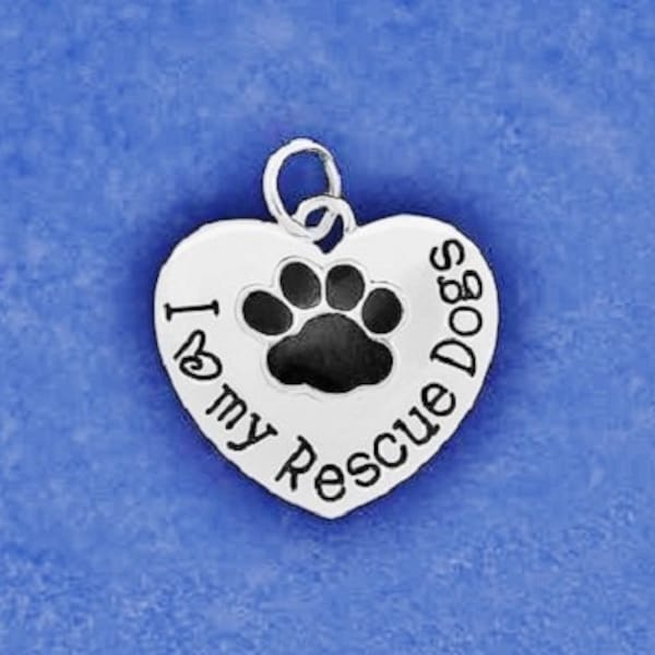 I Love My Rescue Dog - Etsy