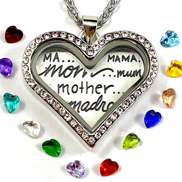 Heart Birthstone - Etsy