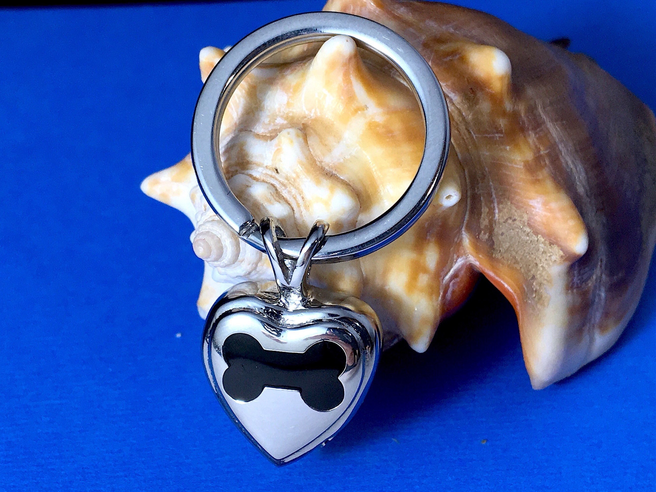 Dog Bone Heart Pet Cremation Jewelry for Ashes Urn Necklace | Etsy