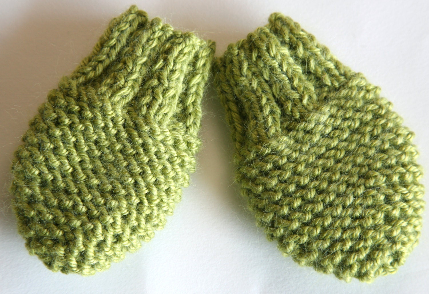 KNITTING PATTERN Baby Mittens - Newborn, Baby Girl, Baby Boy (0-3, 3-6 ...