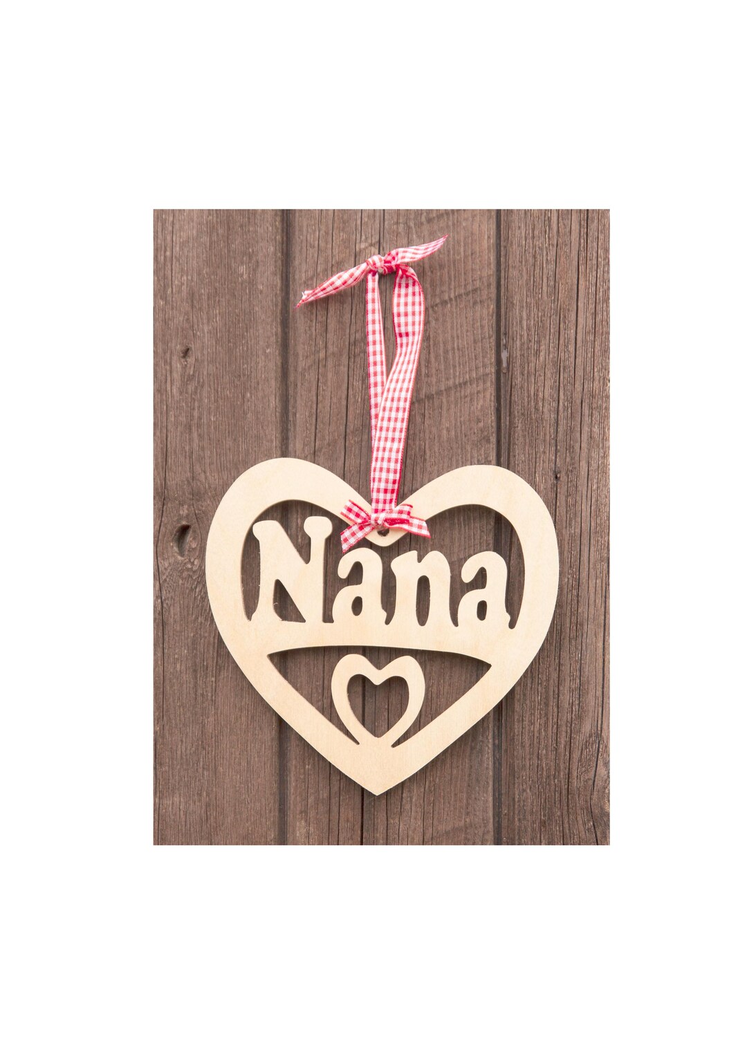 Nana Plaque, Nana Gift, Nana Sign, Personalised Nana Plaque, Nana Heart ...