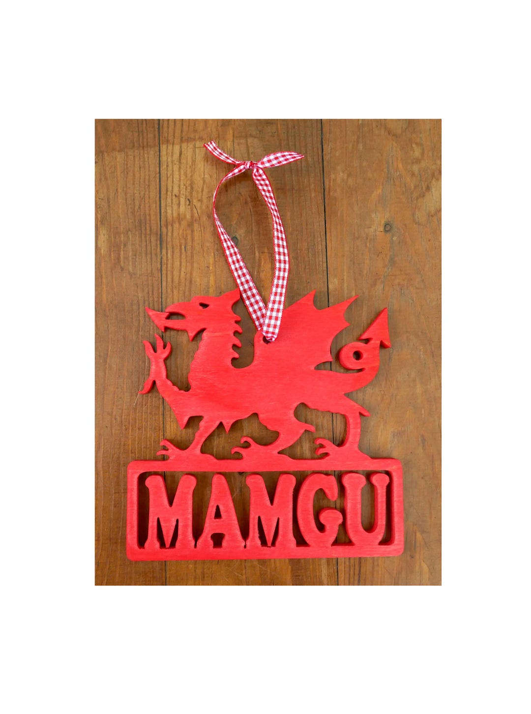 Mamgu Dragon Plaque: Handmade Welsh Nanny Gift, Welsh Grandmother - Etsy