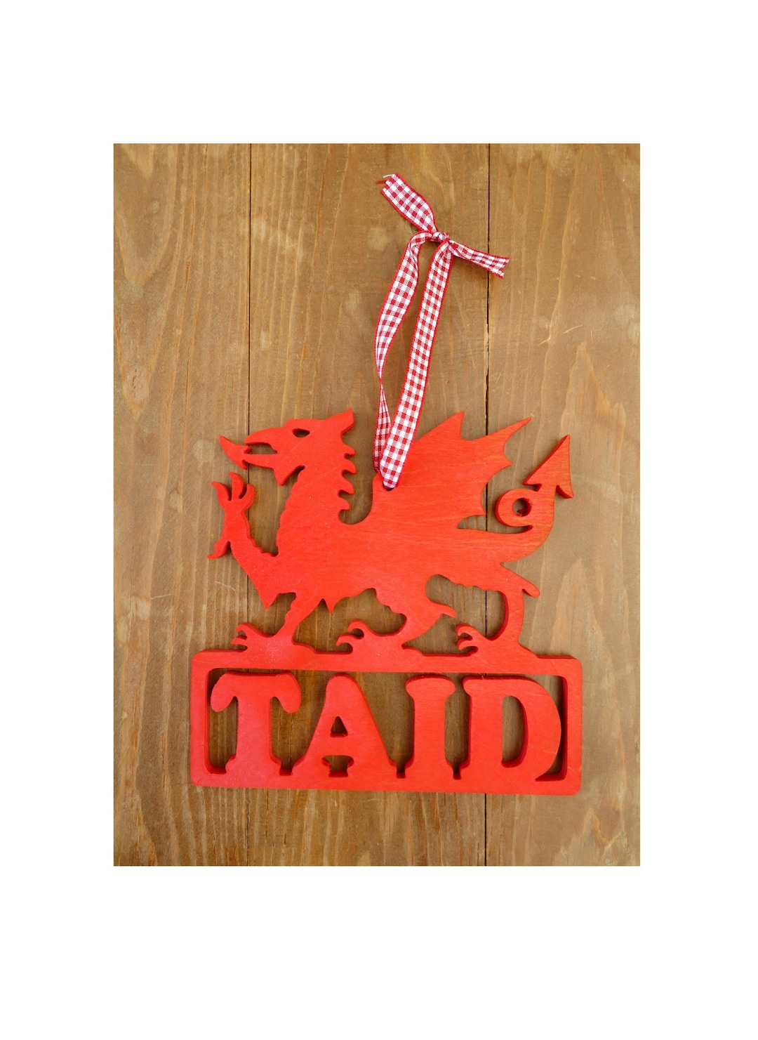 Taid Welsh Dragon Plaque, Taid Sign, Christmas, Welsh Signs, Taid ...