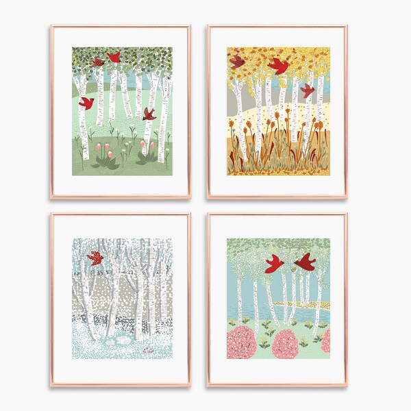 Four Seasons Art - Etsy