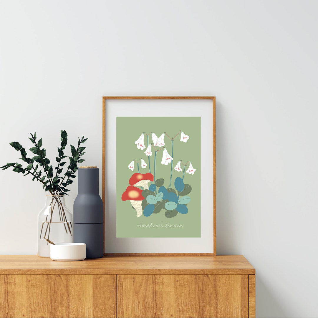 Linnea Flower, Flower Art, Linnea Print, Botanical Art, Coordinating ...
