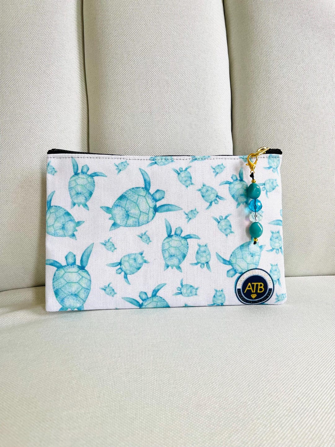 Sea Turtles Clutch - Zipper Pouch - Sea Turtles Makeup Bag - Sea Turtle ...