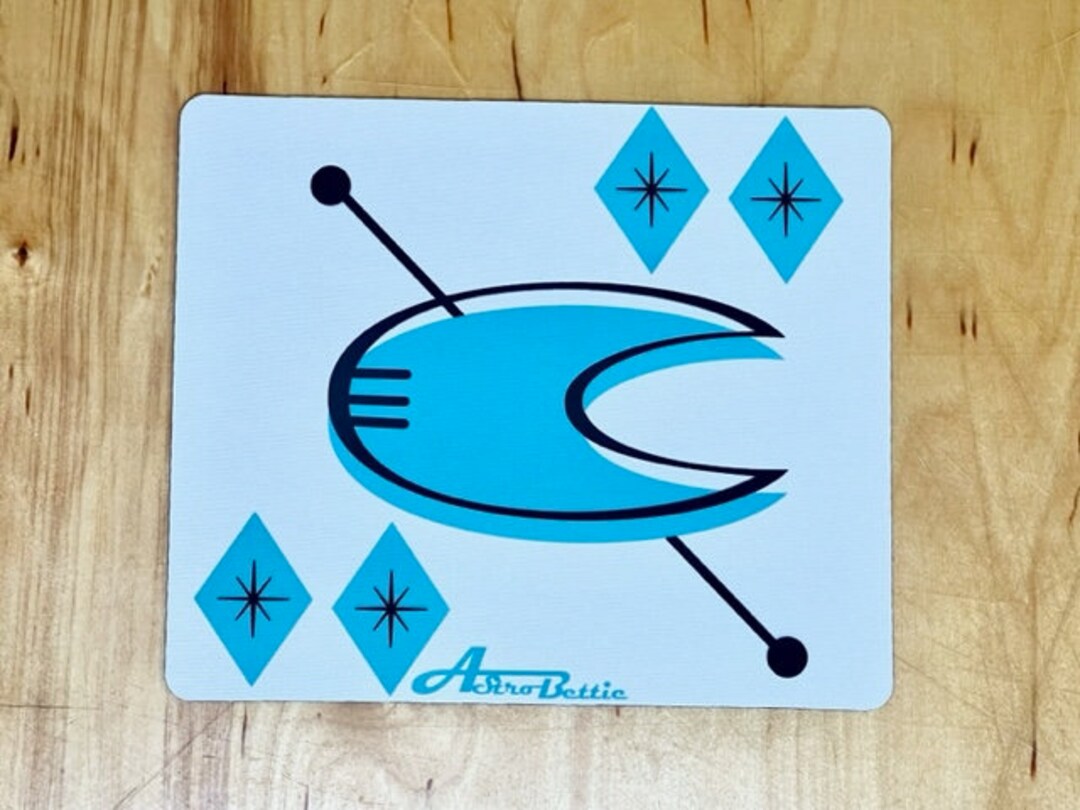 MCM Crescent Moon Mousemat ~ MCM Crescent Moon Mousepad ~retro Mousepad ...