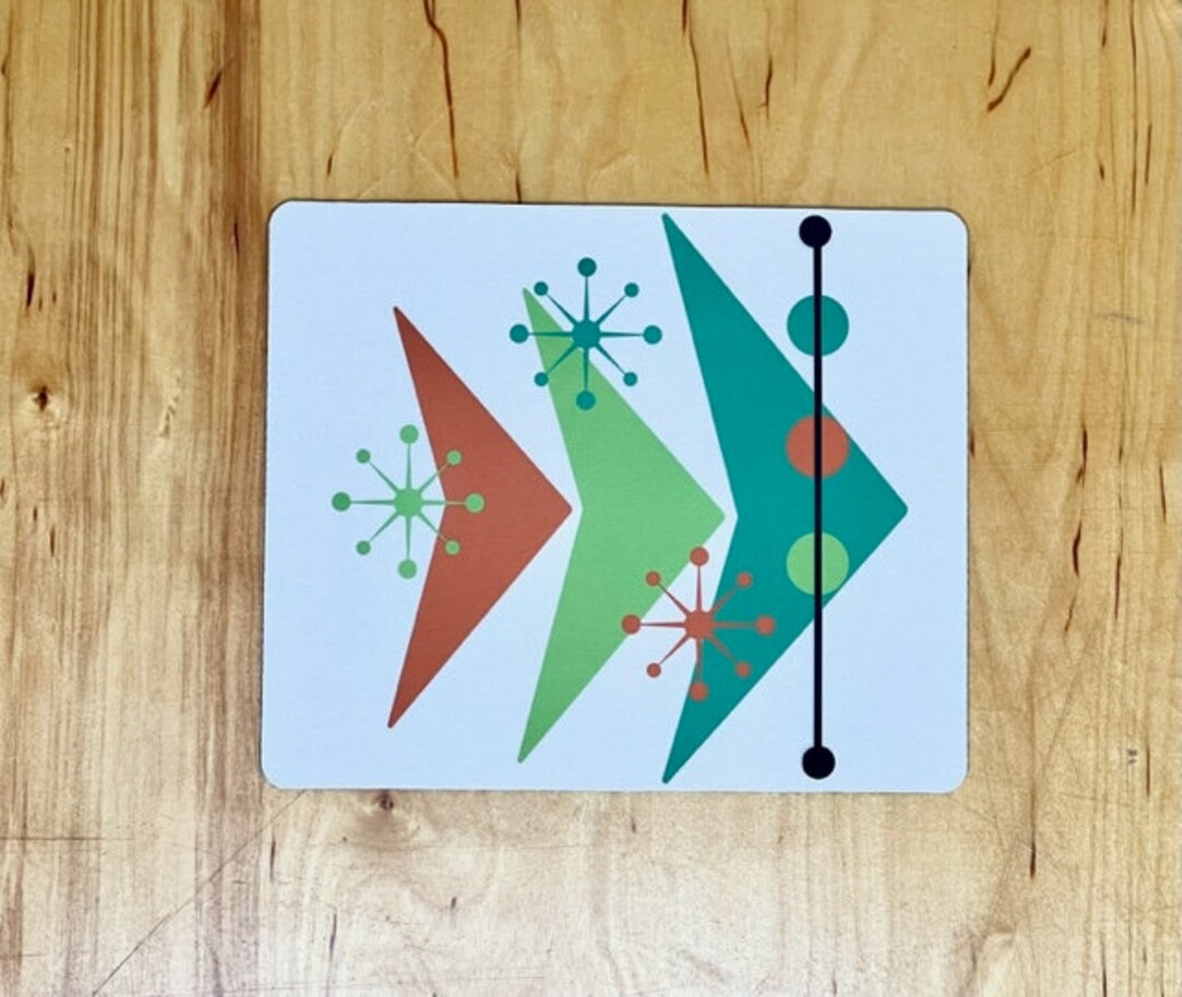 MCM Sputnik Arrow Mousemat ~ MCM Sputnik Arrow Mousepad ~retro Mousepad ...