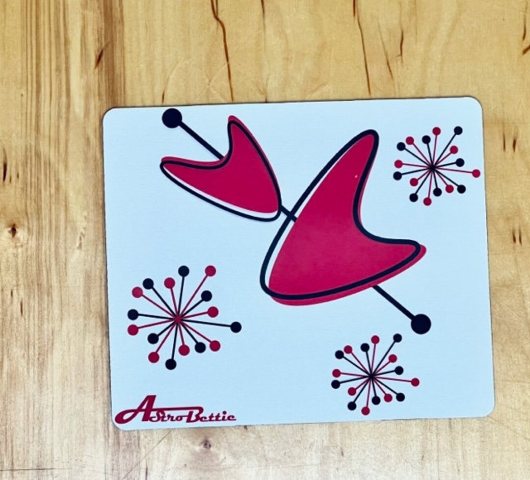 MCM Red Sputnik Boomerang Mousemat ~ MCM Red Sputnik Boomerang Mousepad ...