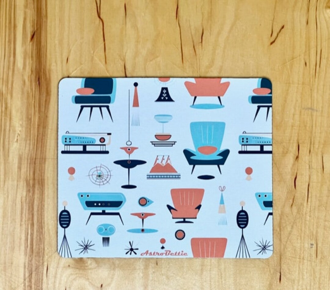 MCM Furniture Mousemat ~ MCM Furniture Mousepad ~retro Mousepad - Etsy