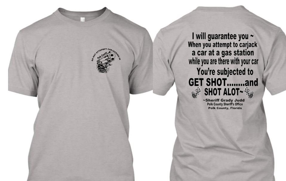 Sheriff Grady Judd Comments on Carjacking 10-2-2020 free Shipping - Etsy