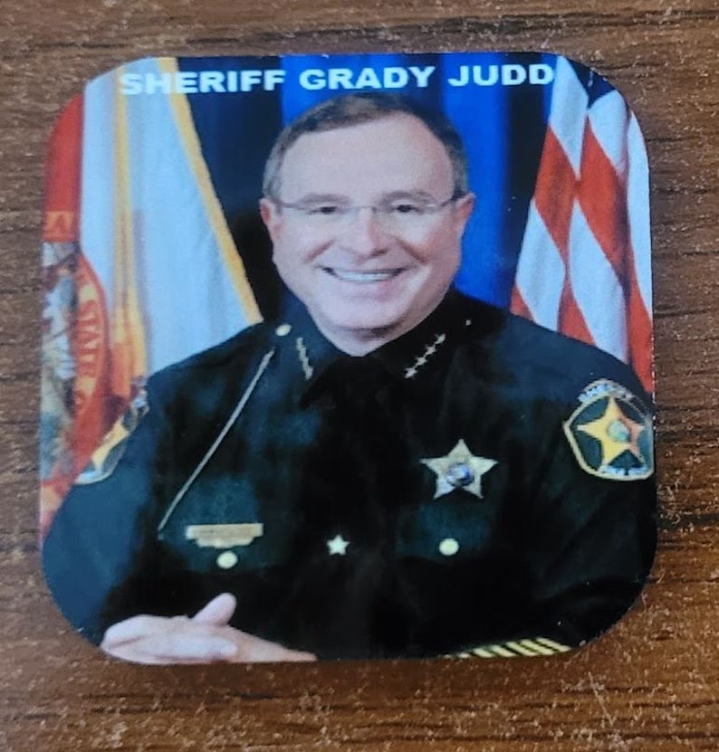 Polk County Sheriff's Office, Sheriff Grady Judd Magnet **free Shipping** - Etsy