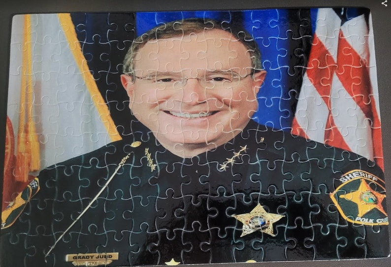 Polk County Sheriff Grady Judd Puzzle! *free Shipping* - Etsy