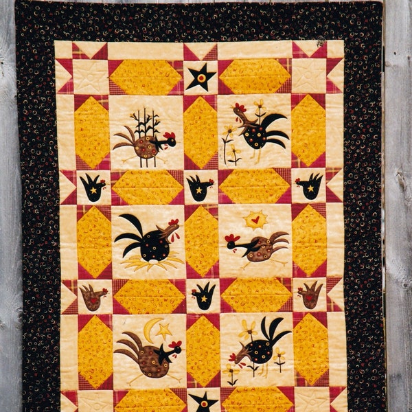 Chicken Quilt Pattern - Etsy