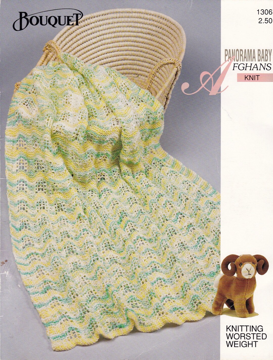 Baby Afghan Pattern, Baby Afghan Knitting Pattern, Afghan Pattern With ...