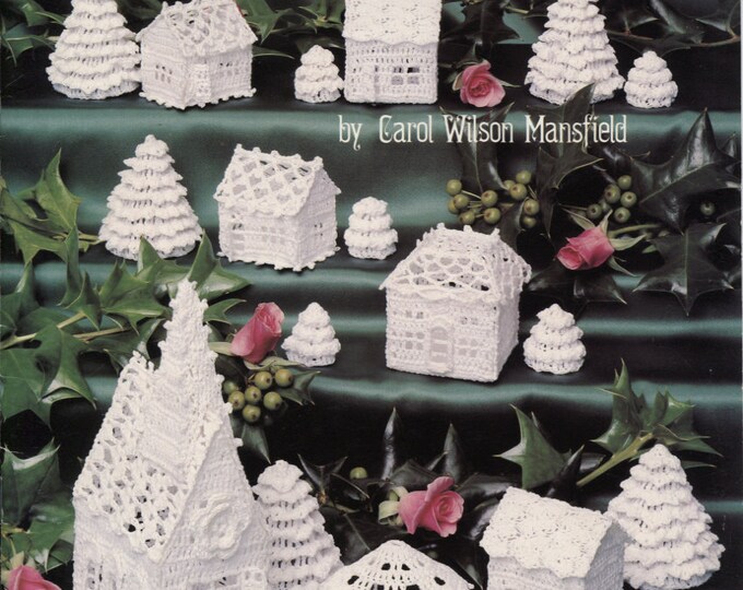 The Thread Crochet Christmas Village Crochet Patterns, American School ...