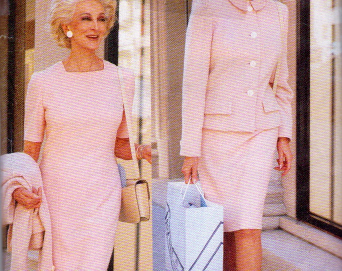 Vogue 9587, Misses Jacket and Dress Pattern, Semi Fitted Above Hip ...